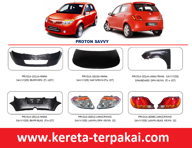 Proton Savvy Bumper Body Parts